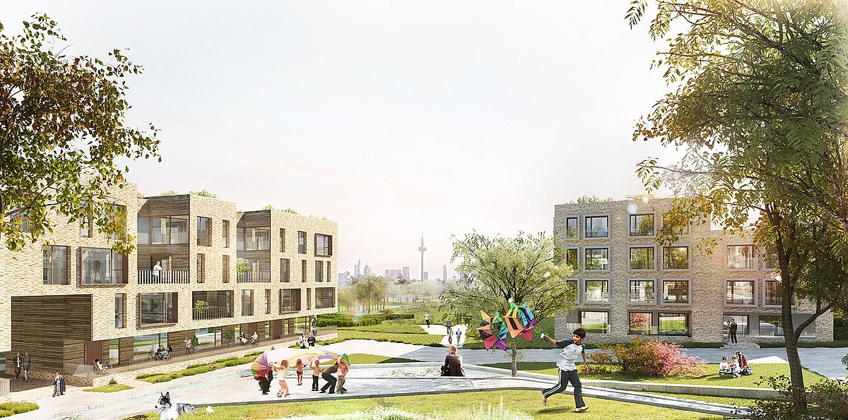 Ausstellung der Wettbewerbsentwürfe für den Riedberg